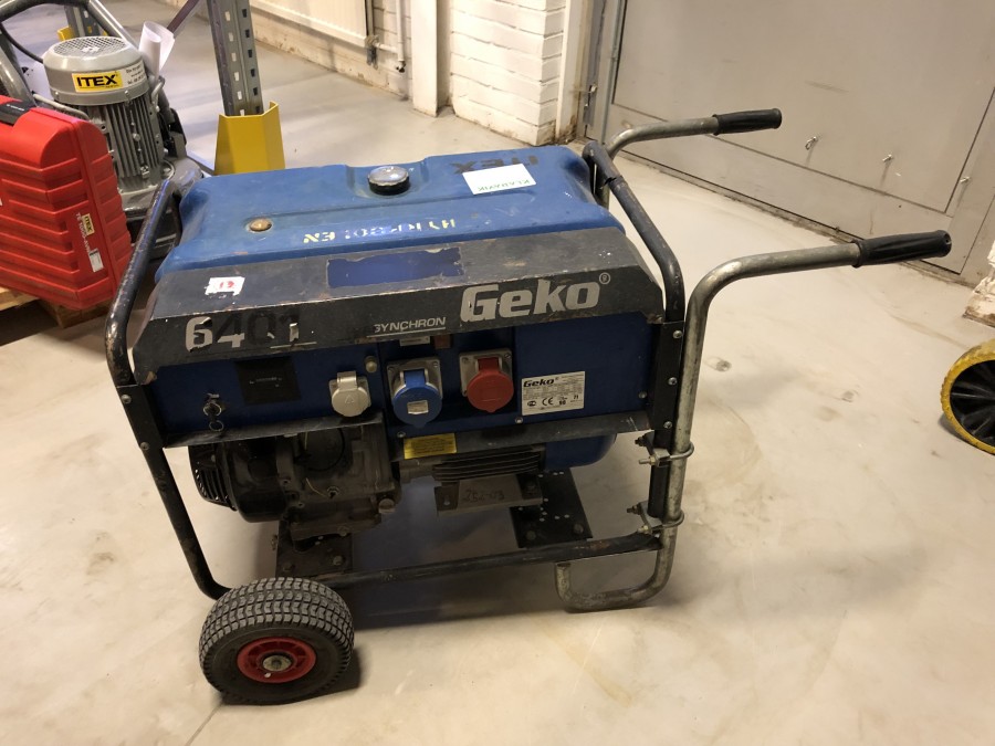 Klaravik Auktioner | Generator Geko 6kVA