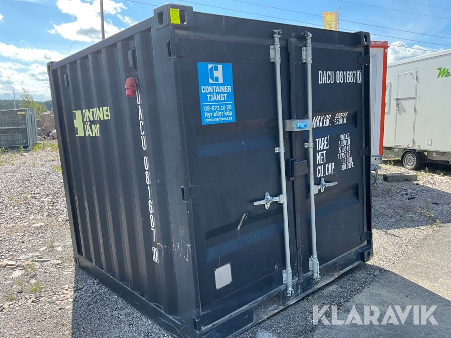 Container isolerad 8fot, Eskilstuna, Klaravik auktioner