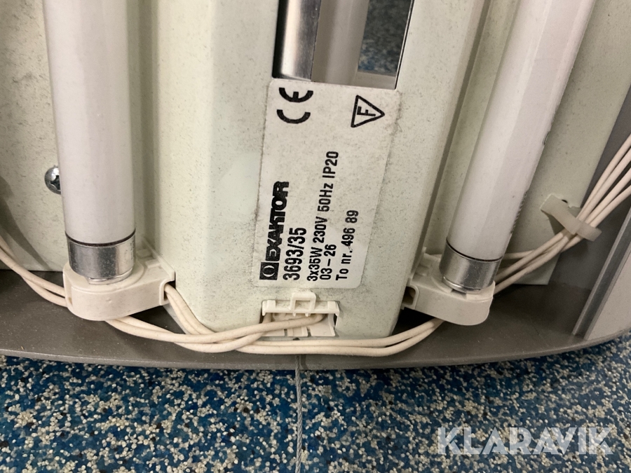 Lysrörsarmaturer Exaktor, Arjeplog, Klaravik auktioner