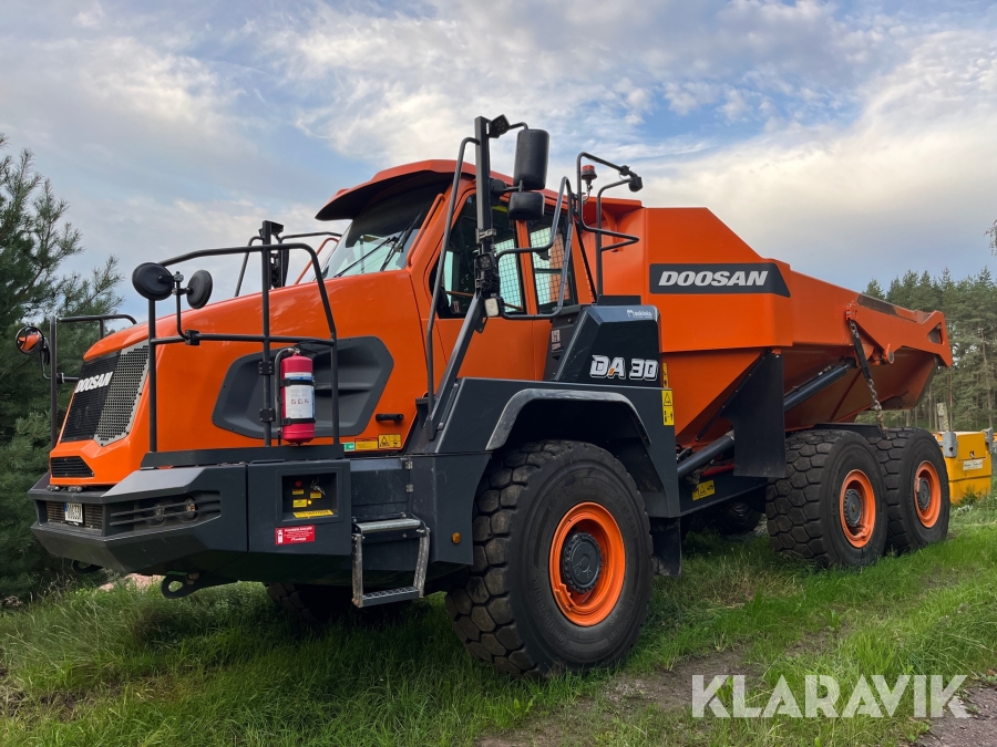 Dumper Doosan DA30, Linköping, Klaravik auktioner