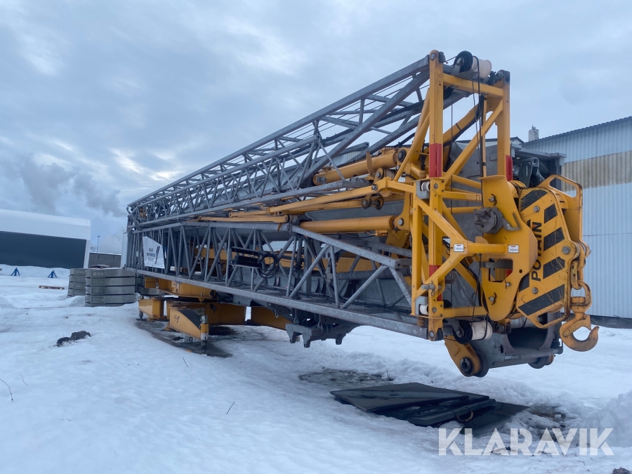 Tornkran Potain Hup 40-30, Kalix, Klaravik auktioner
