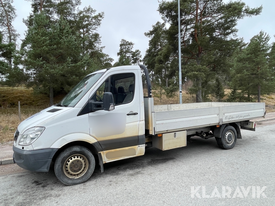 Flakbil Mercedes-Benz Sprinter 316 CDI, Uppsala, Klaravik au