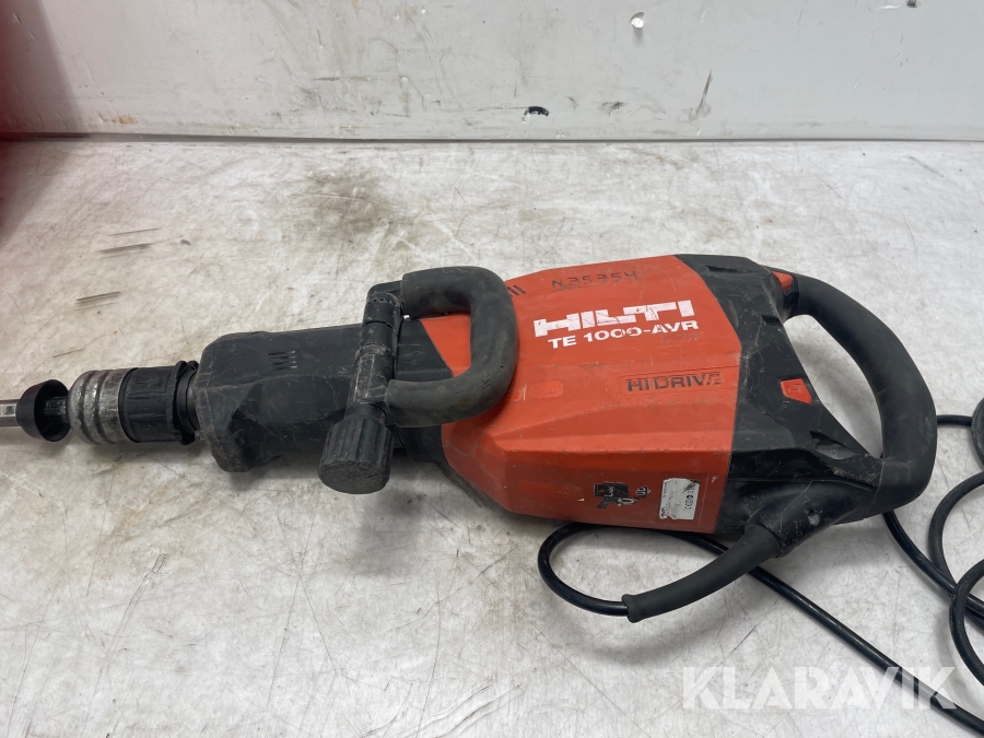 Mejselhammare Hilti TE 1000-AVR, Svalöv, Klaravik auktioner
