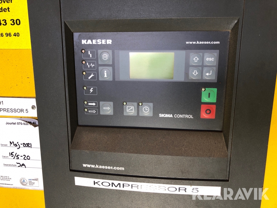 Klaravik Auktioner | Kompressor Kaeser ESD 441