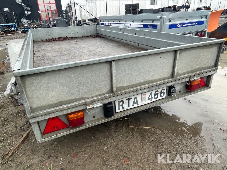 Personbilssläp Reko Trailer 1300K, Uppsala, Klaravik auktion