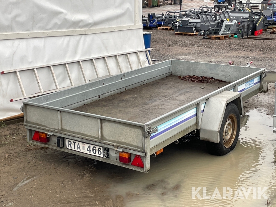 Personbilssläp Reko Trailer 1300K, Uppsala, Klaravik auktion