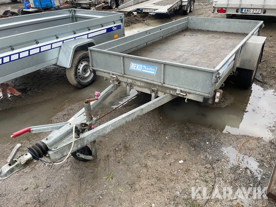 Personbilssläp Reko Trailer 1300K, Uppsala, Klaravik auktion