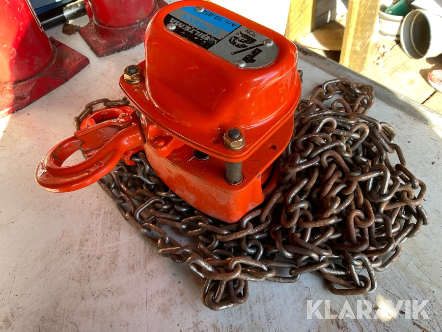 Lyftblock Biktema, Kristinehamn, Klaravik auktioner