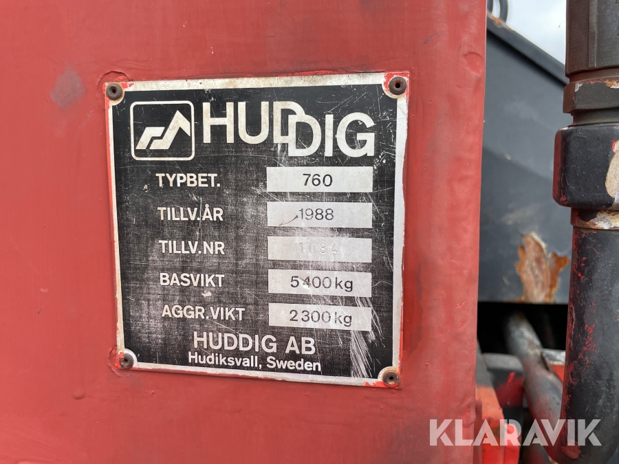 Grävlastare Huddinge 760
