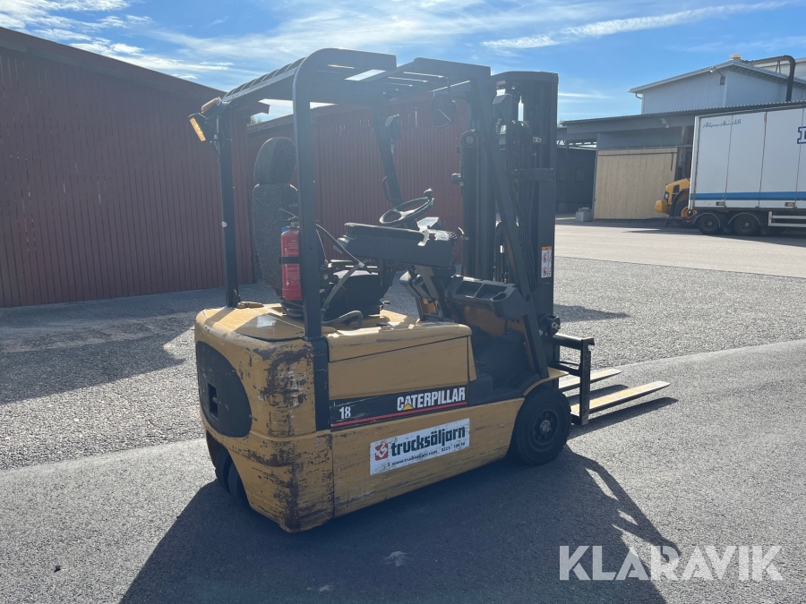 Eltruck CAT EP18KT, Lindesberg, Klaravik auktioner