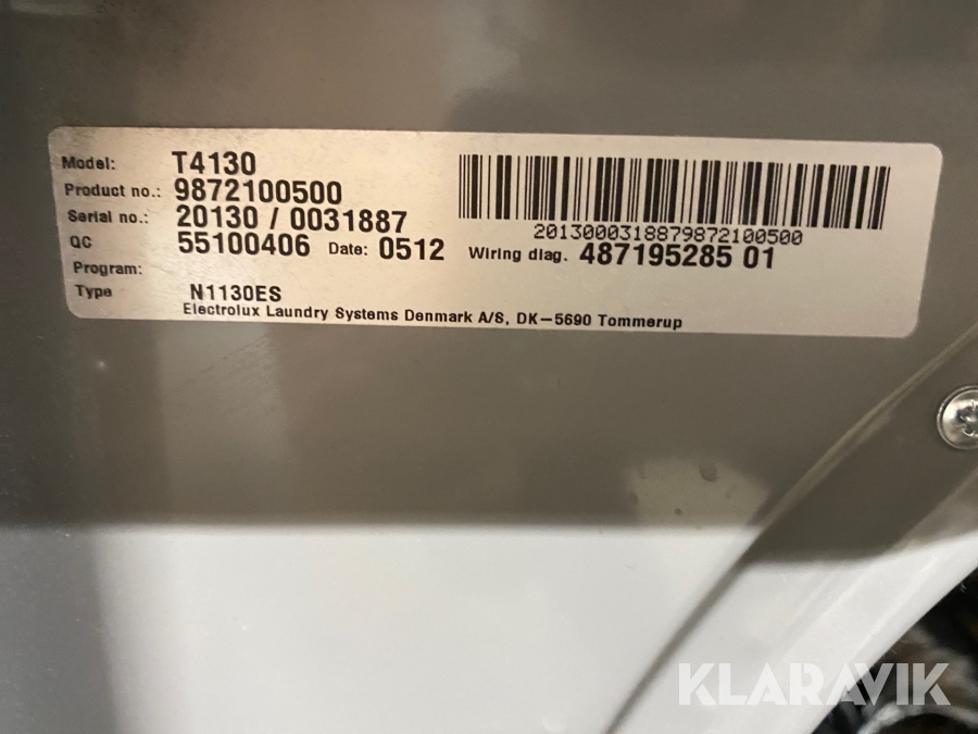 Torktumlare Electrolux T4130, Bjuv, Klaravik auktioner