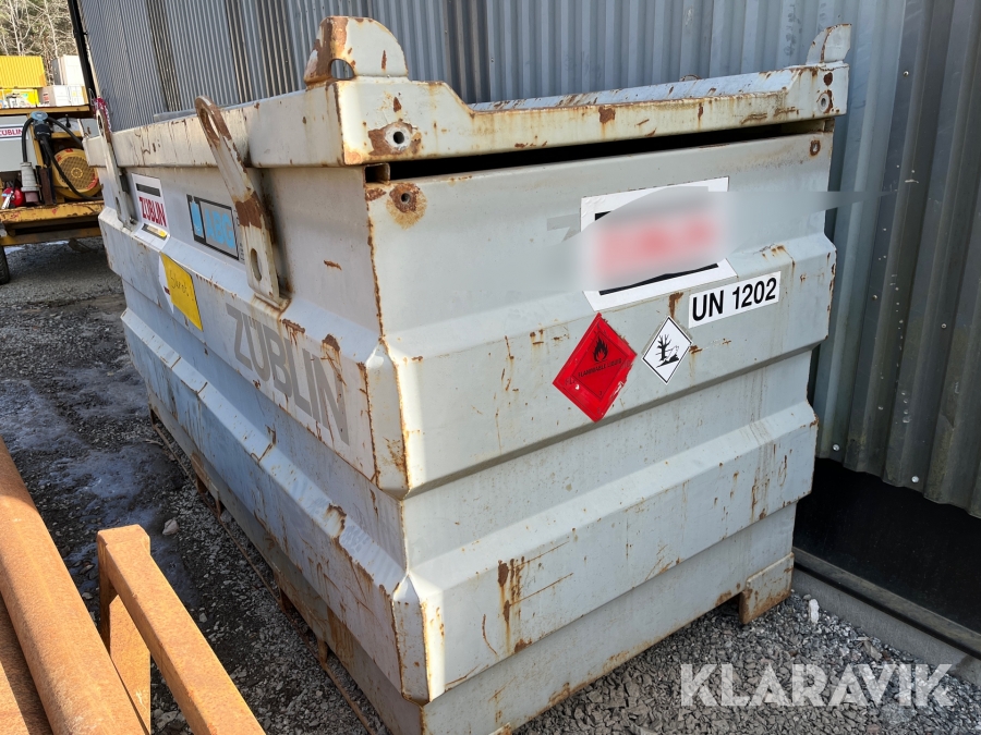Dieseltank ABG Transmaster ADR 2000L, Uppsala, Klaravik aukt