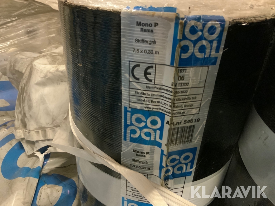 Takppp Icopal Mono 591 P rems, Nässjö, Klaravik auktioner