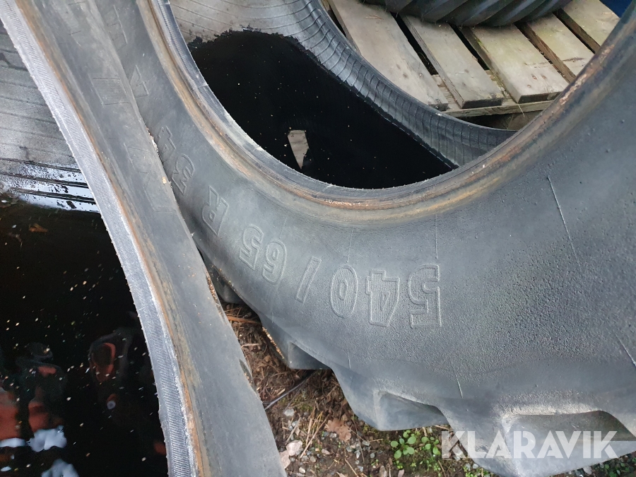 Traktordäck Michelin 540/65 R 34, Karlstad, Klaravik auktion