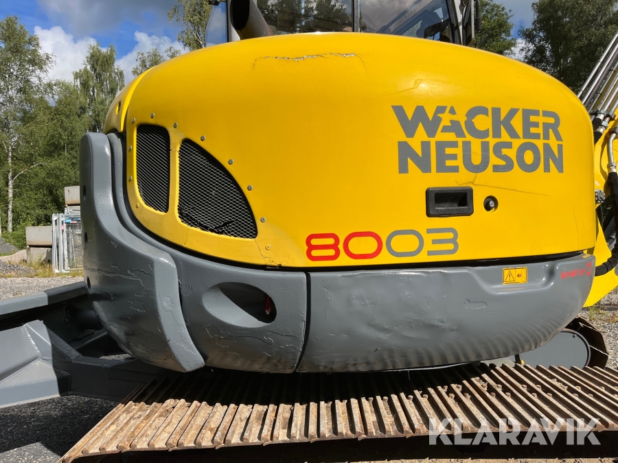 Grävmaskin Wacker Neuson 8003, Osby, Klaravik auktioner