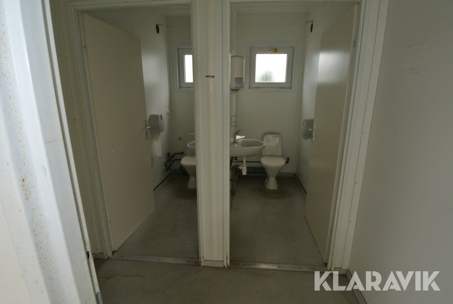 Containermodul CTX containex Entre modul med WC