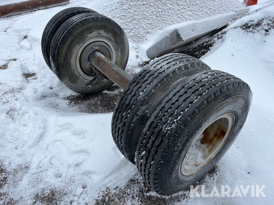 Hjulaxel 10 ton, Ljungby, Klaravik auktioner
