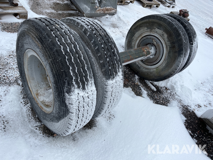 Hjulaxel 10 ton, Ljungby, Klaravik auktioner