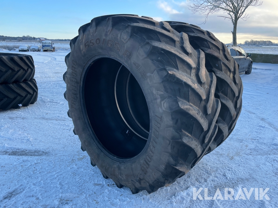 Traktordäck Trelleborg TW800, Falkenberg, Klaravik auktioner