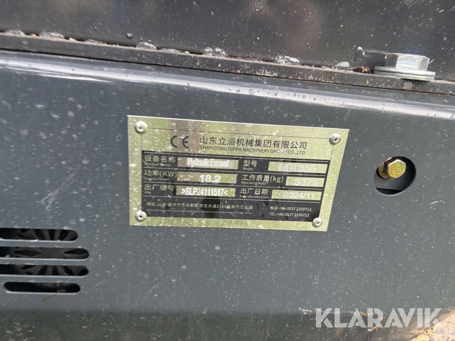 Grävmaskin Rippa R32 PRO, Hallstahammar, Klaravik auktioner