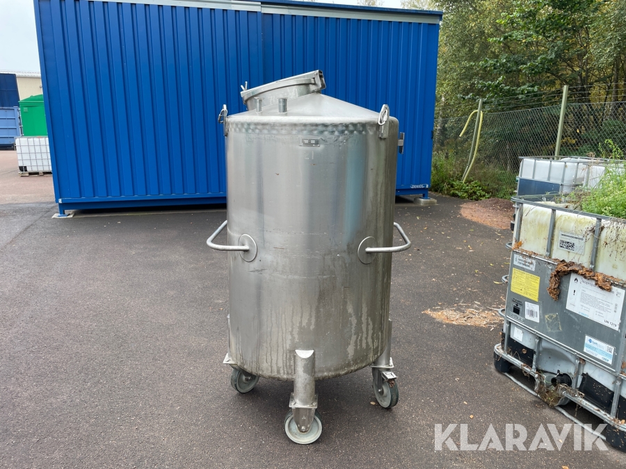 Rostfri tank LM-75-D, Karlstad, Klaravik auktioner