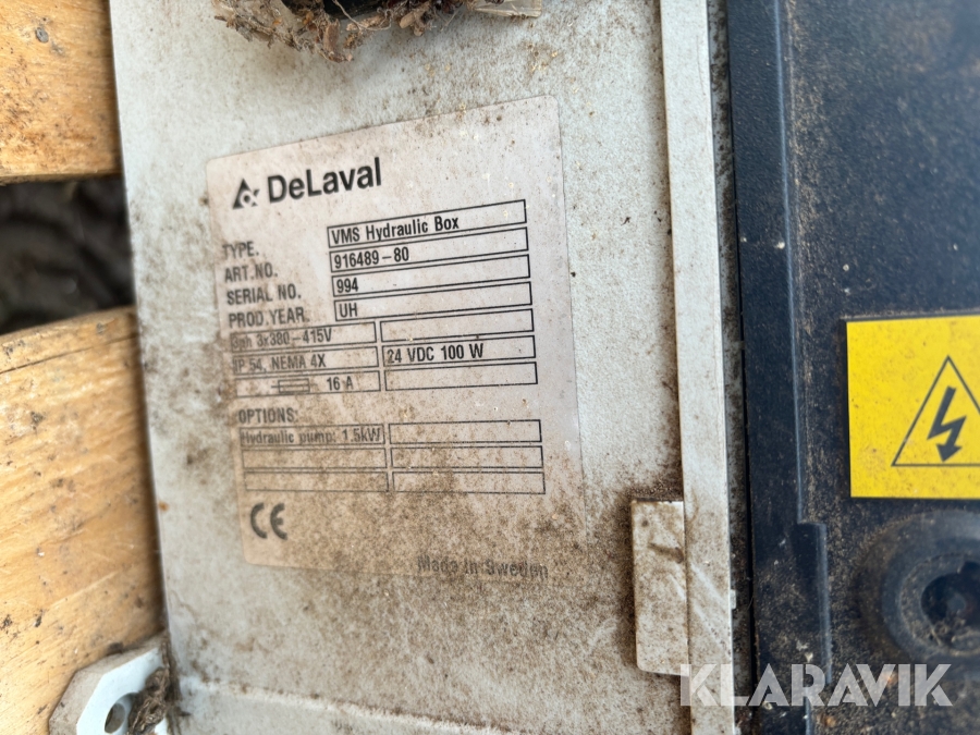 Robotarm med kamera DeLaval Classic, Hultsfred, Klaravik auk