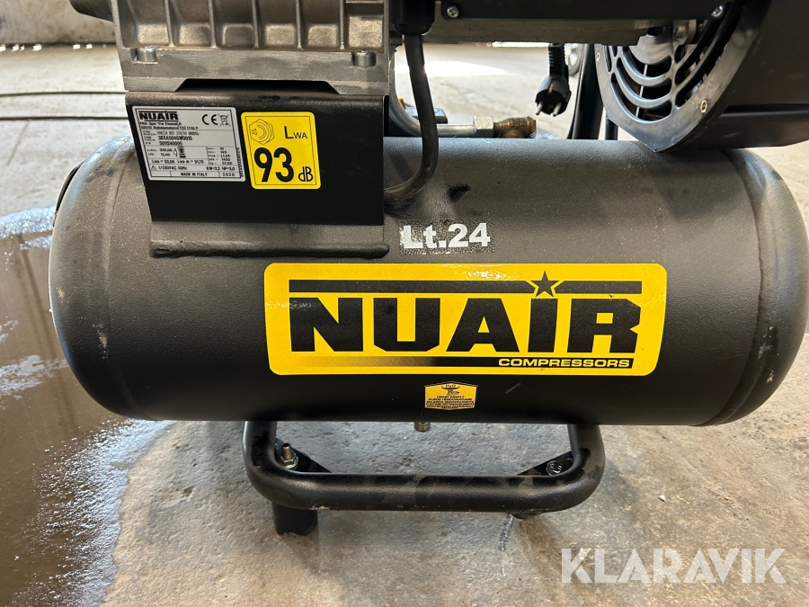 Kompressor Nuair LT24, Sundsvall, Klaravik auktioner