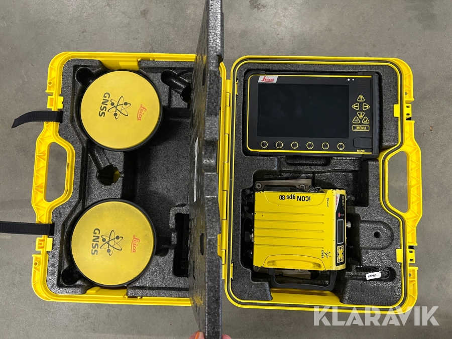 Grävsystem Leica iCon GPS 80, Norrtälje, Klaravik auktioner