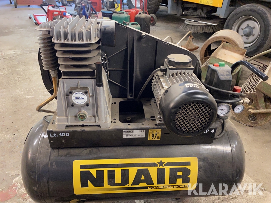 Klaravik Auktioner | Kompressor Nuair LT. 100