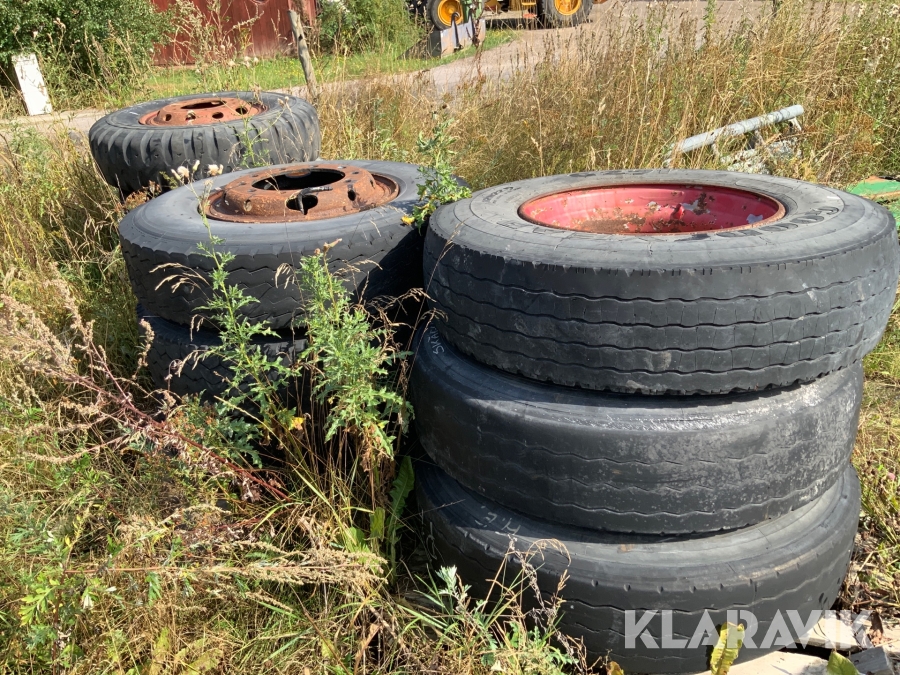 Lastbils hjul 9st 12R22,5 11.00-20, Strängnäs, Klaravik au