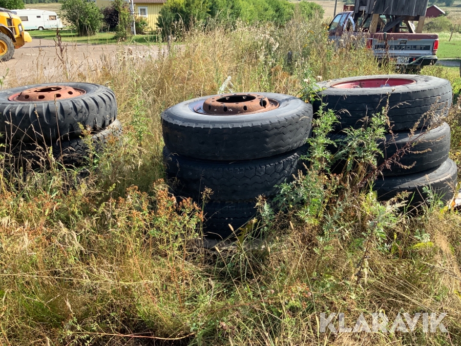 Lastbils hjul 9st 12R22,5 11.00-20, Strängnäs, Klaravik au