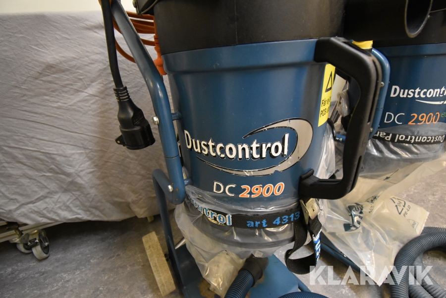 Bygg / industridammsugare 2st Dustcontrol DC 2900 ECO & DC29