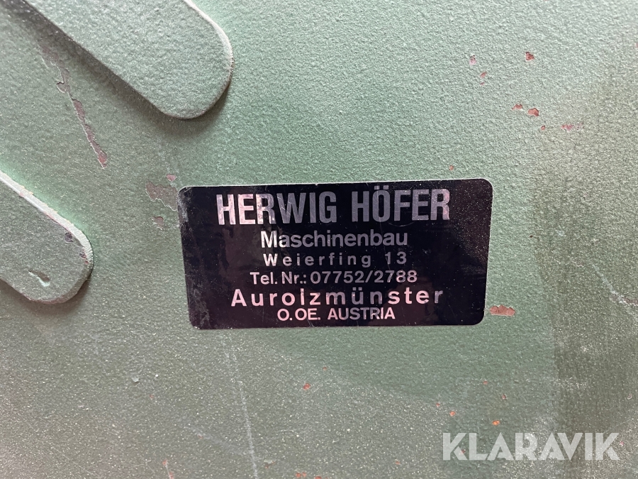 Bandputs Herwig Höfer, Östersund, Klara