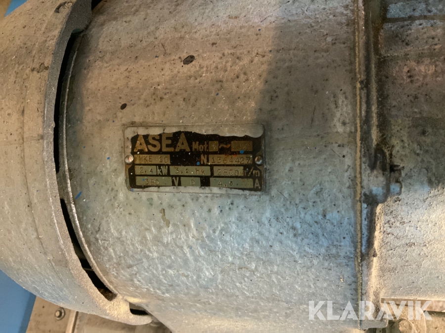 Bandslip Asea MKE10, Vindeln, Klaravik auktioner