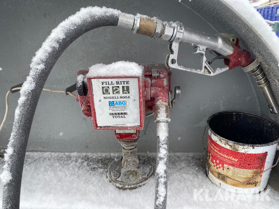 Dieseltank med invallning 5m3