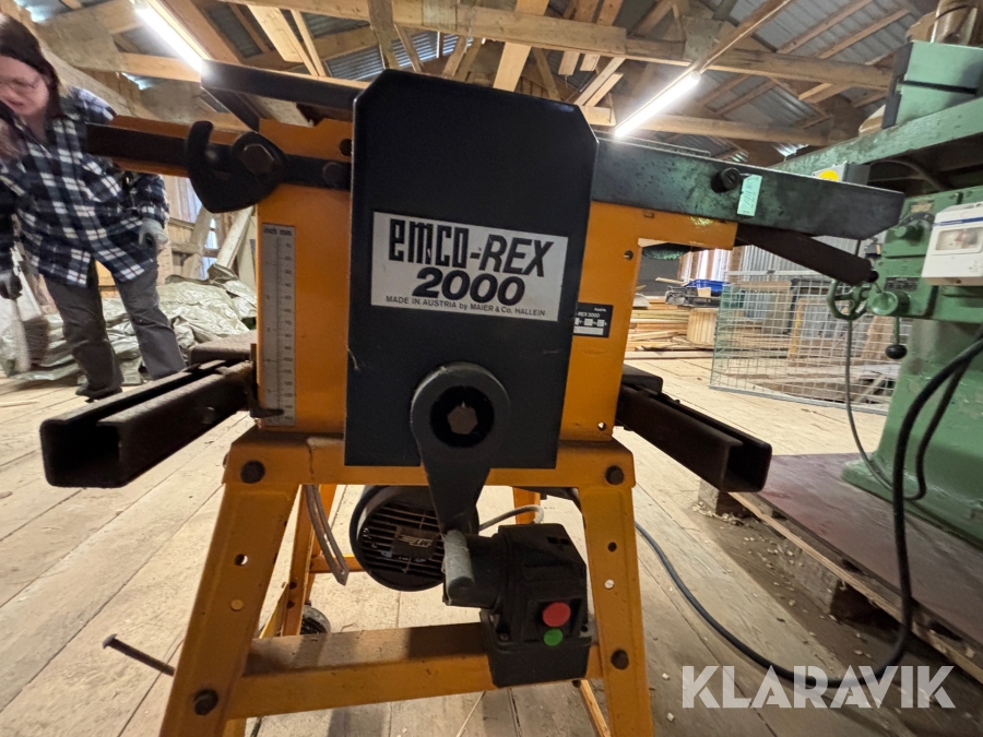 Rikt & planhyvel Emco-Rex 2000, Örkelljunga, Klaravik auktio