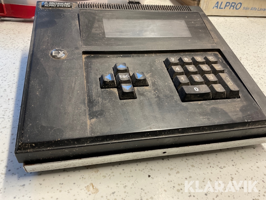 Klaravik Auktioner | Styrdator Alfa laval Alpro system