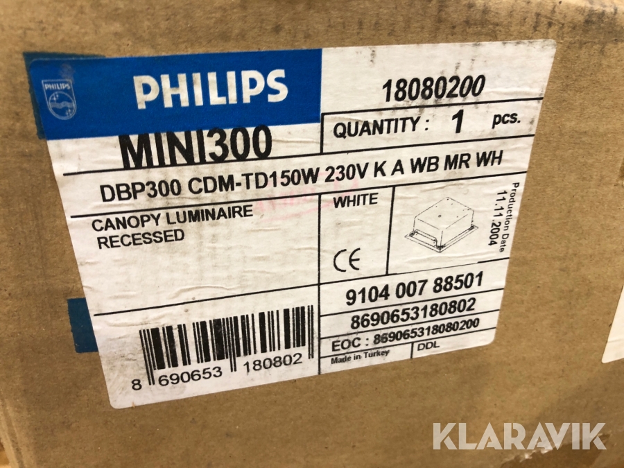 Klaravik Auktioner | Armaturer Philips Mini 300 3st