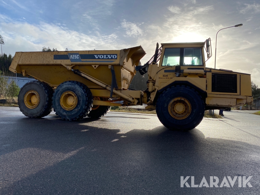 Dumper Volvo A25 6x6, Härryda, Klaravik auktioner