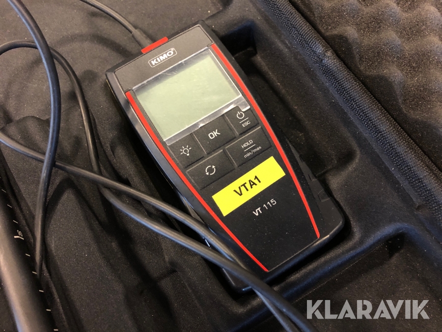 Klaravik Auktioner | Varmtrådsanemometer Kimo VT115