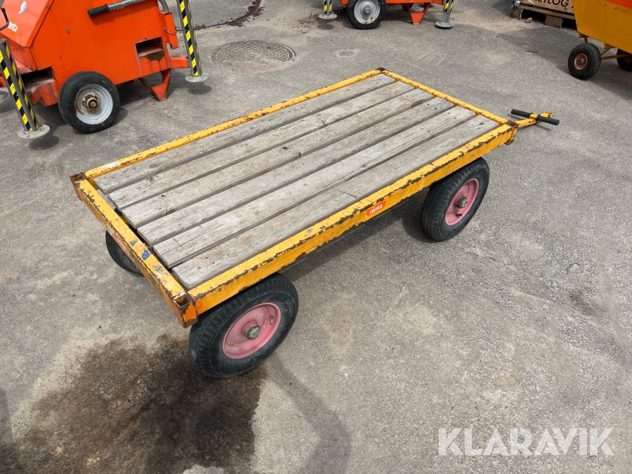 Materialvagn Hörby Bruk, Halmstad, Klaravik auktioner