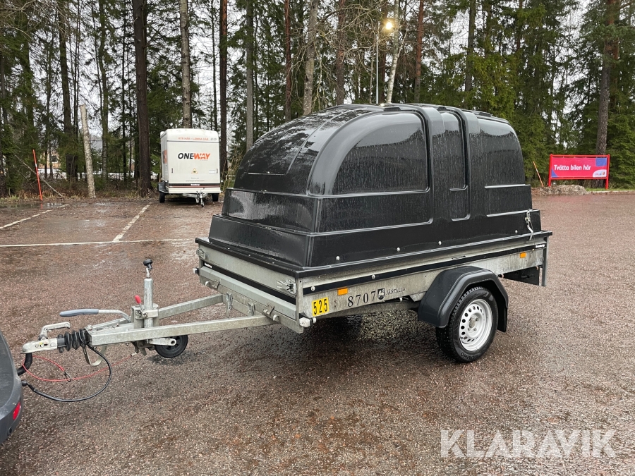 Personbilssläp Brenderup FS1425B750, Karlstad, Klaravik aukt