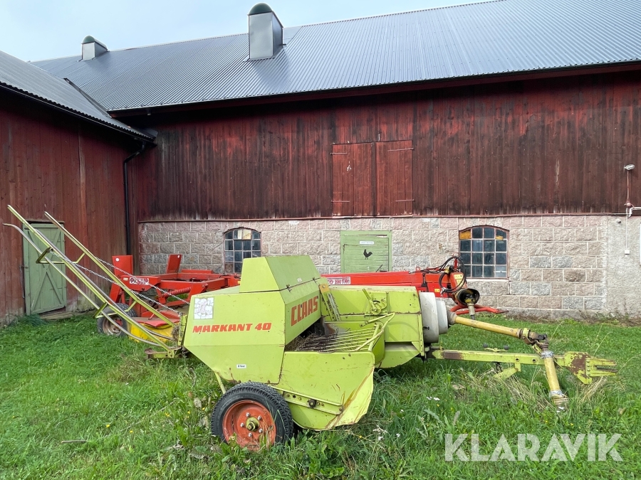 Småbalspress Claas Markant 40, Uppsala, Klaravik auktioner