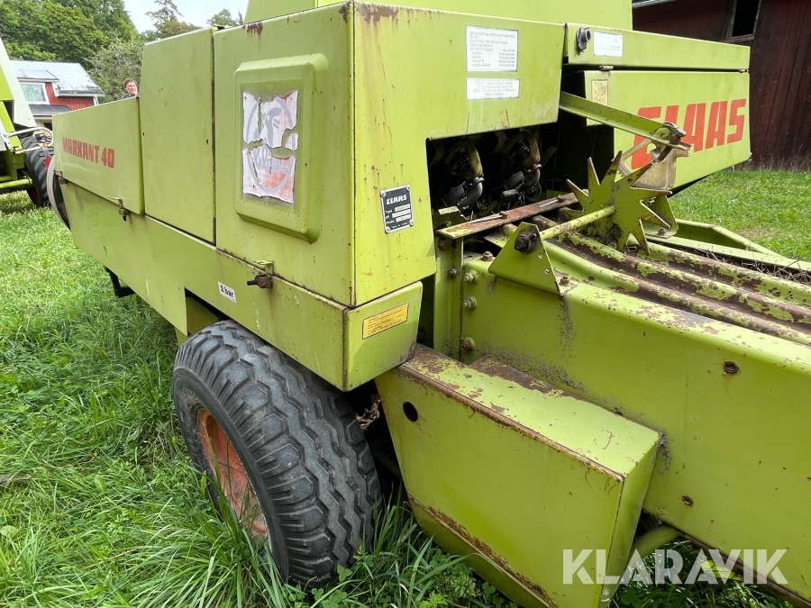 Småbalspress Claas Markant 40, Uppsala, Klaravik auktioner