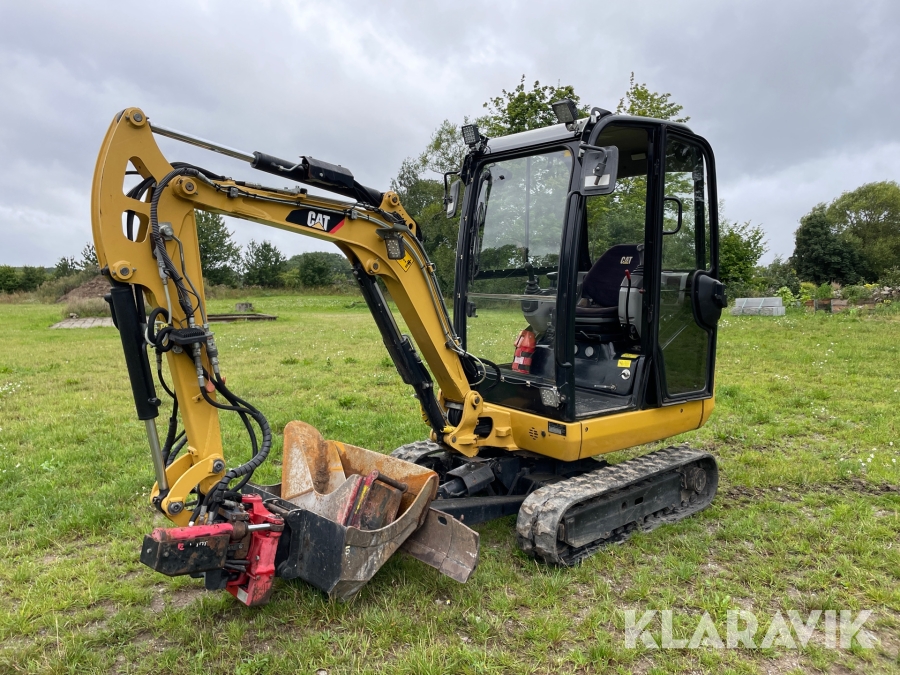 Grävmaskin CAT 301.7, Sölvesborg, Klaravik auktioner