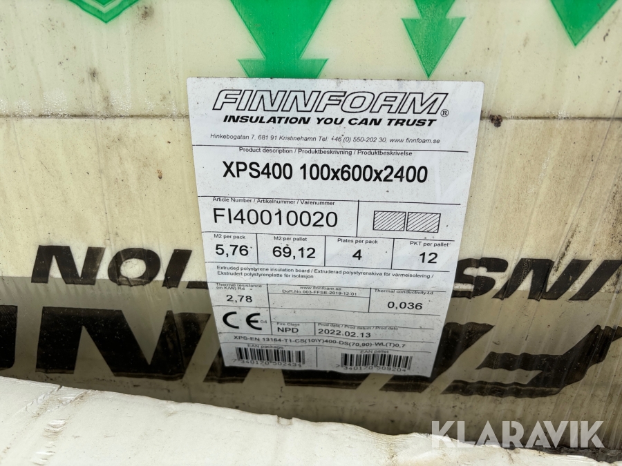 Cellplast Finnfoam, Linköping, Klaravik auktioner