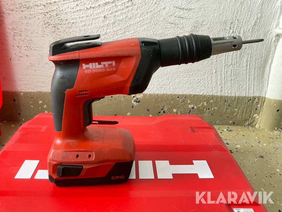 Gipsskruvdragare Hilti SD 5000 -A22 , Jönköping, Klaravik au