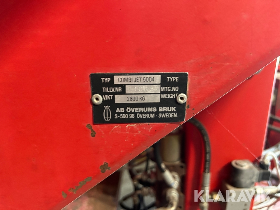 Överum Tive Combi Jet 5004, Enköping, Klaravik auktioner