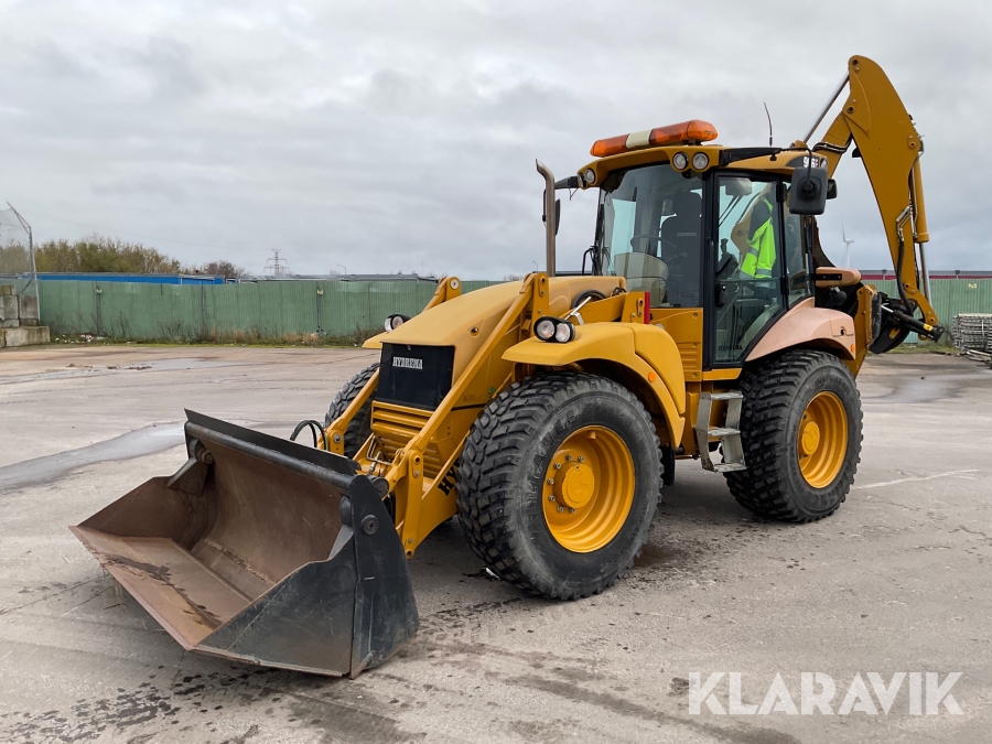 Traktorgrävare Hydrema 906E, Landskrona, Klaravik auktioner