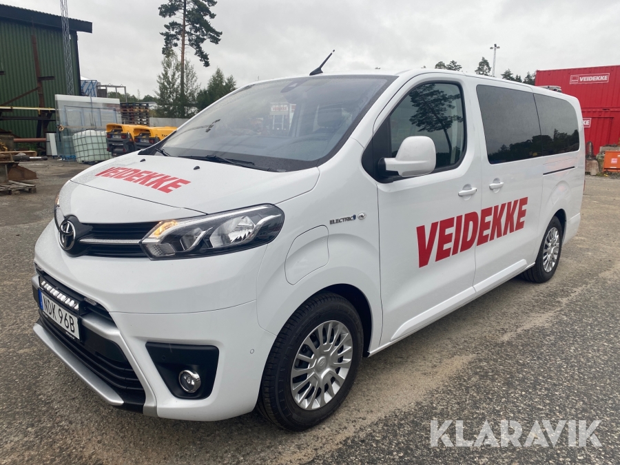 Minibuss Toyota PROACE Verso Electric Shuttle , Håbo, Klara
